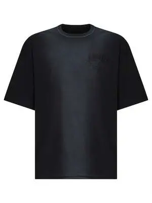 Amiri Black Cotton Jersey Arts District Oversized T-shirt - Multicolor