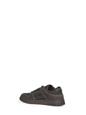 Amiri Brown Suede Skel Top Low Sneakers