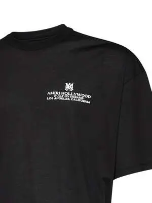Amiri Black Cotton Jersey Built On Dreams Oversized T-shirt - Multicolor