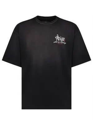 Amiri Black Cotton Jersey Studio Oversized T-shirt - Multicolor