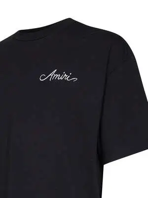 Amiri Black Jersey Ma Quad Checkerboard T-shirt