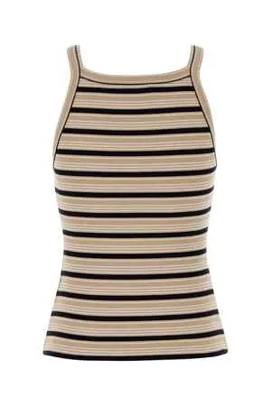 Fendi Embroidered Cotton Tank Top - Multicolor