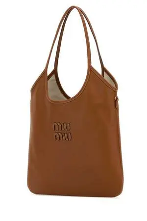 Miu Miu Caramel Leather Shopping Bag