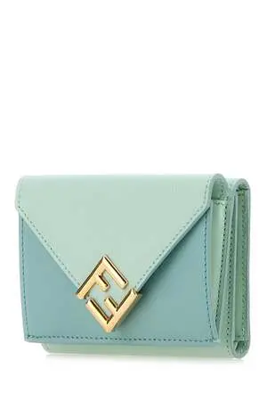 Fendi Two-tone Leather Wallet