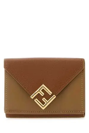 Fendi Two-tone Leather Wallet - Multicolor