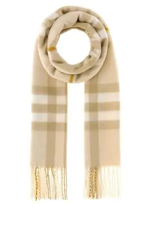 Burberry Embroidered Cashmere Scarf - Multicolor