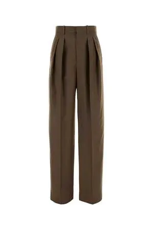 Saint Laurent Wool Blend Wide-leg Pants