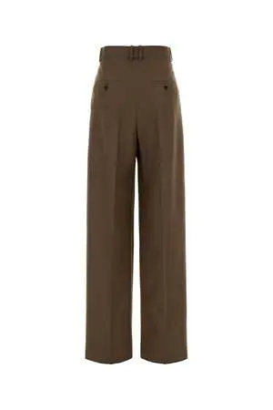 Saint Laurent Wool Blend Wide-leg Pants