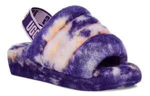 UGG Fluff Yeah Slide Marble - Purple/white