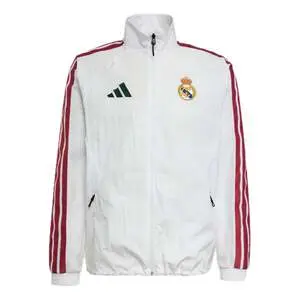 Adidas Real Madrid Anthem Jacket - White