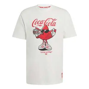 Adidas X Coca-cola Classic Sport Graphic Treffie T-shirt Asia Sizing - White