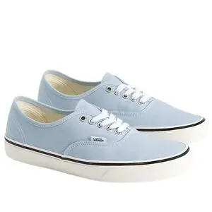 VANS Authentic Heavyweight Canvas Sneakers - Light Blue/white