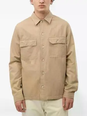 Hugo Button-up Chest-pocket Shirt Jacket