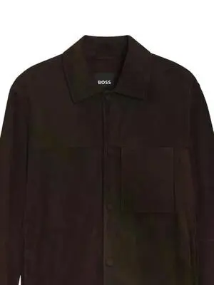 BOSS Suede Panelled Jacket