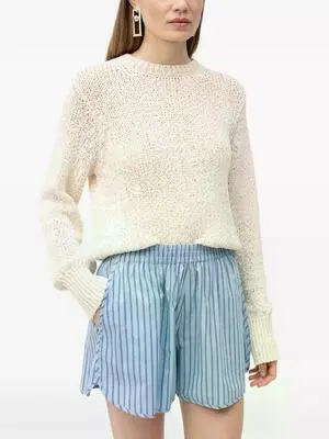 BOSS Vertical Stripe Elasticated Waist Shorts