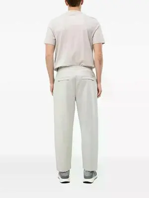 BOSS Pin-tucked Elasticated-waist Trousers