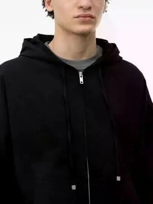Hugo Textured Zip-up Hoodie