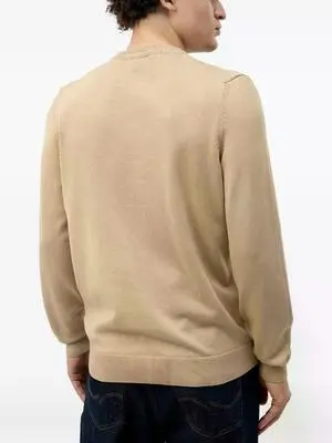 Hugo Logo Plaque Crew-neck Sweater