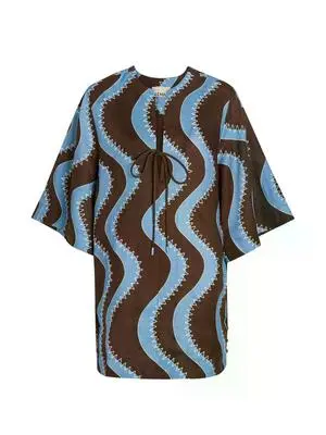 ALEMAIS Frankie Mini Dress - Blue