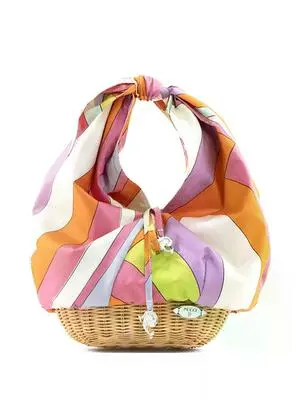 Emilio Pucci Woven Bucket Bag
