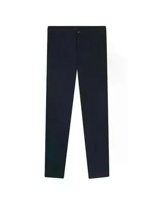 BOSS Straight-leg Trousers With Logo Patch