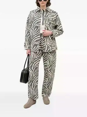 Hugo Zebra Print Jeans - Grey