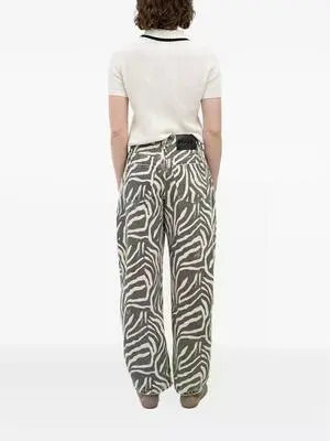 Hugo Zebra Print Jeans