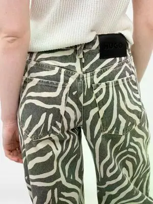 Hugo Zebra Print Jeans