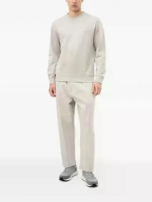 BOSS Pin-tucked Elasticated-waist Trousers