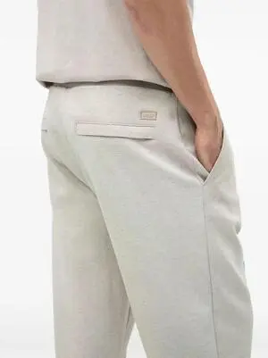 BOSS Pin-tucked Elasticated-waist Trousers