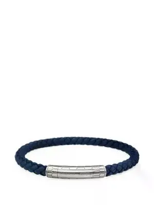 Tateossian Lamborghini Braided Leather Bracelet