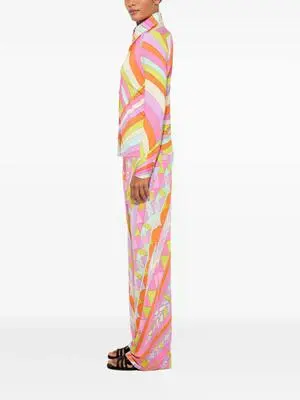 Emilio Pucci Iride Print Long Sleeve Shirt