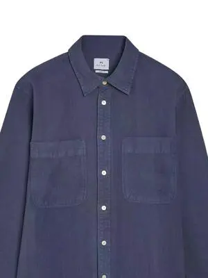 Paul Smith Corduroy-texture Chest-pocket Shirt
