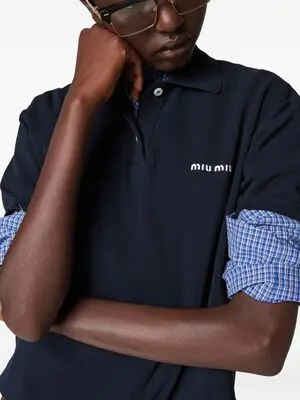 Miu Miu Checked Cotton Shirt
