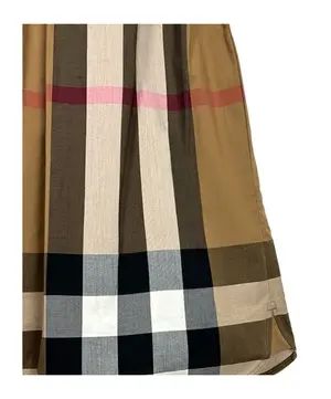 Burberry Checked Midi Shirt Dress