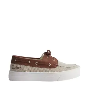 Dior Round-toe Casual Shoes - Gray