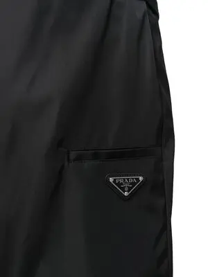 Prada Logo Detail Shorts