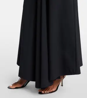 Christopher Esber Embellished Ruched Jersey Maxi Dress