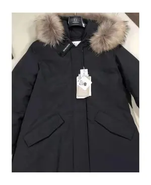 Woolrich Hooded Parka With Fur Trim