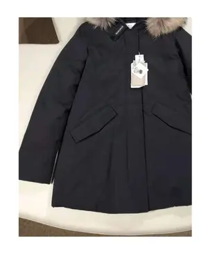 Woolrich Hooded Parka With Fur Trim