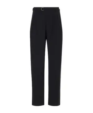 Giorgio Armani Asv Wide-leg Pants - Black