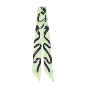 Burberry Ribbon Silk Scarf - Mint