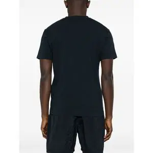 Stone Island Logo Printed Crewneck T-shirt