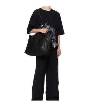 ANN DEMEULEMEESTER Leather Tote Bag