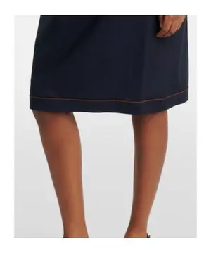 Plan C Cotton Midi Skirt