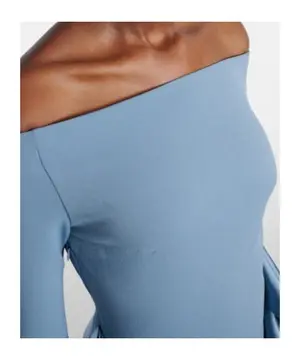 Solace Kiana Draped Off-shoulder Gown