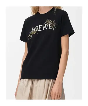 Loewe Embellished Cotton T-shirt
