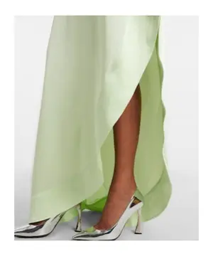 Stella McCartney Envers Asymmetric Satin Cocktail Dress