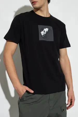 Stone Island Compass-print Cotton T-shirt