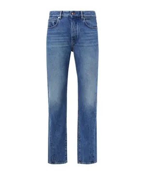 Givenchy Couture Seam Straight Jeans - Blue